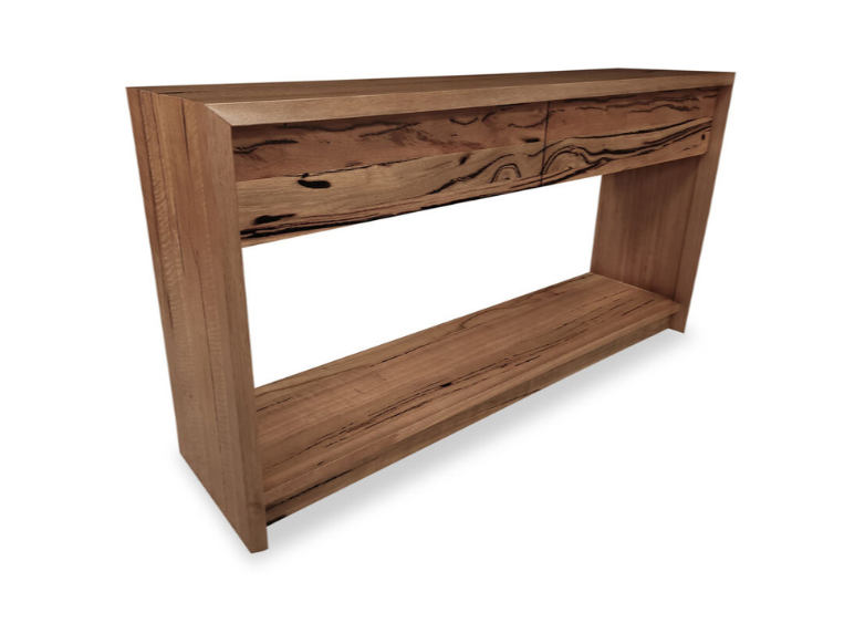 Marri Eucalypt Timber 1500 Hall Console Table - Live Edge