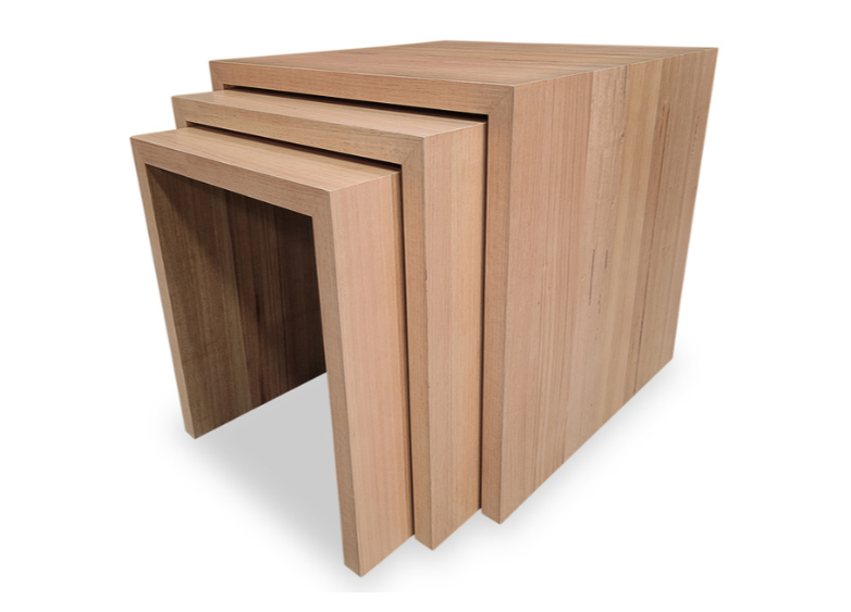 Kiama Messmate Timber Set of 3 Nesting Tables