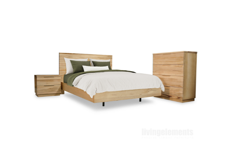 Aziah Floating Bed Messmate Tallboy Bedroom Package - Aziah Bedroom